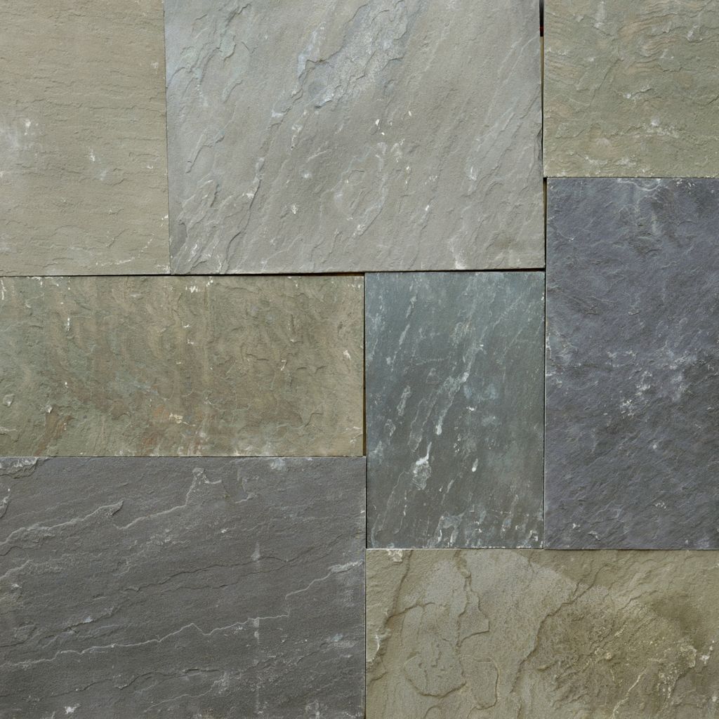 Bluestone- Clear Color Mix- Natural Cleft - Dimensional Cut Pavers ...