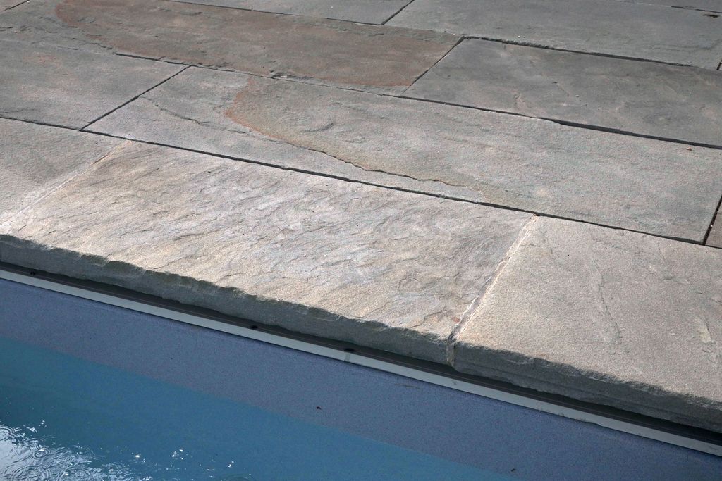 Blue/Gray Bluestone - Natural Cleft Pool Coping | Stone Curators